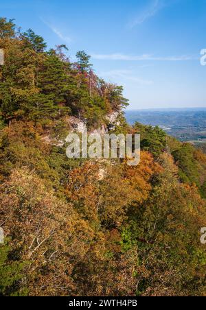 Autumn Overlook at Cumberland Gap National Historical Park, Virginia ...