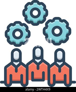 Icon for team bonding activities, team Stock Vector Image & Art - Alamy