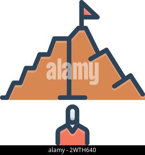 Icon for achievable goal, achievable Stock Vector Image & Art - Alamy