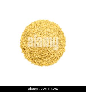 Millets seeds background. Dry millet pattern. Hulled millet, sorghum ...