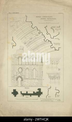 Plans of Local Architectural Features - Elgin Cathedral South Transept ...