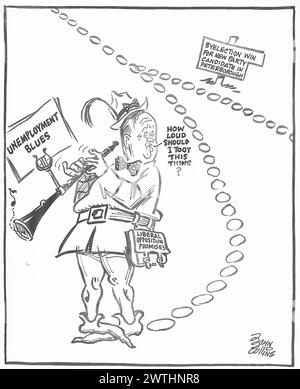 Cartoon - The Pied Piper. John Collins (1917-2007 Stock Photo - Alamy