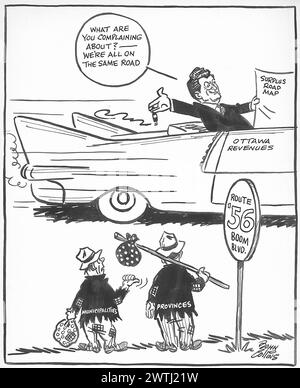 Cartoon - The Solid Gold Cadillac. John Collins (1917-2007 Stock Photo ...