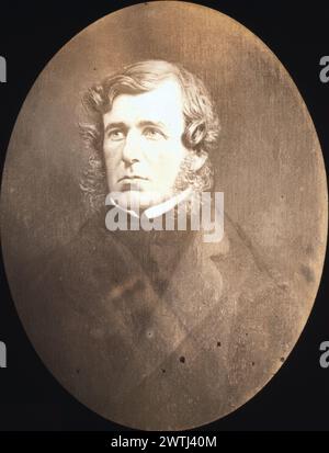 A historic photograph of Sir Charles Lyell, a prominent British ...