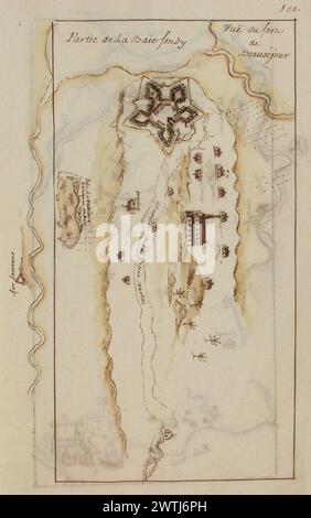 Map - Plan of the Chignecto Isthmus showing Forts Beauséjour and ...
