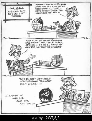 Cartoon - The Efficiency Expert. John Collins (1917-2007 Stock Photo ...