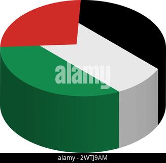 vector palestine flag circle on white background Stock Vector Image & Art - Alamy