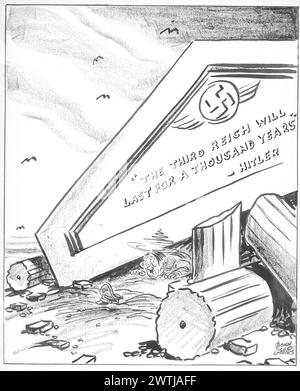 Cartoon - April Fool. John Collins (1917-2007 Stock Photo - Alamy
