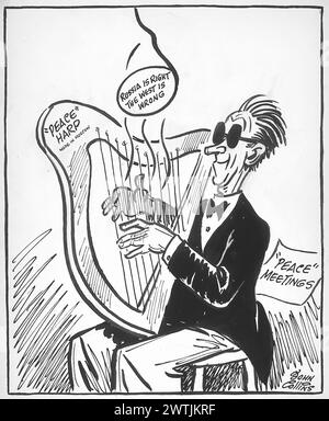 Cartoon - Johnny One Note. John Collins (1917-2007 Stock Photo - Alamy