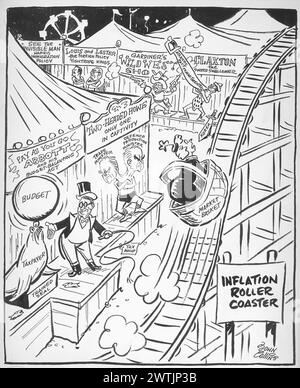 Cartoon - The Ottawa Midway. John Collins (1917-2007 Stock Photo - Alamy