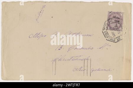 Philatelic 'cover' [envelope], South African War envelopes Stock Photo ...