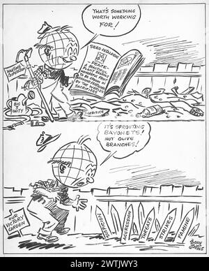 Cartoon - April Fool. John Collins (1917-2007 Stock Photo - Alamy