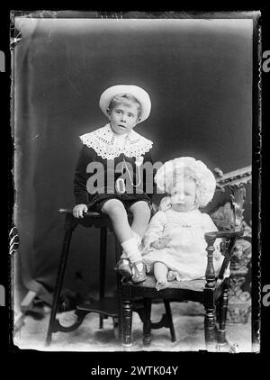 Miller studio portraits, portraits, black-and-white negatives, gelatin ...