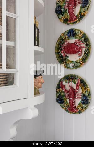 Decorative plates wall mounted Stock Photo - Alamy