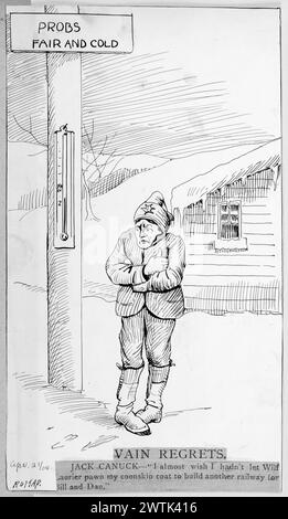 Cartoon - Vain Regrets Rostap (1866-1949 Stock Photo - Alamy