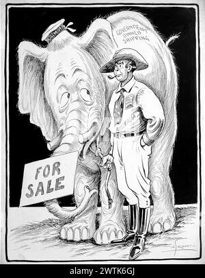 Cartoon - Sadder But Wiser Arthur George Racey (1870-1941 Stock Photo ...