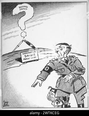 Cartoon - Smoke Signals. John Collins (1917-2007 Stock Photo - Alamy