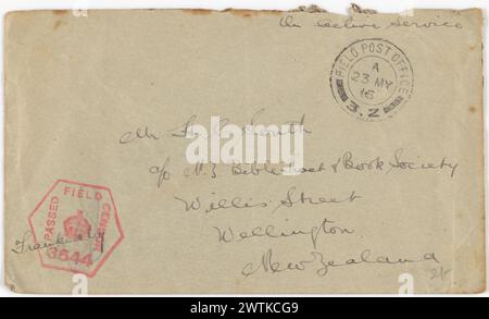 Philatelic 'cover' [envelope], WWI Visual and Verbal Communication ...