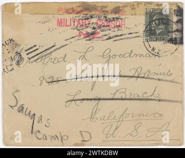 Philatelic 'cover' [envelope], WWI envelopes Stock Photo - Alamy