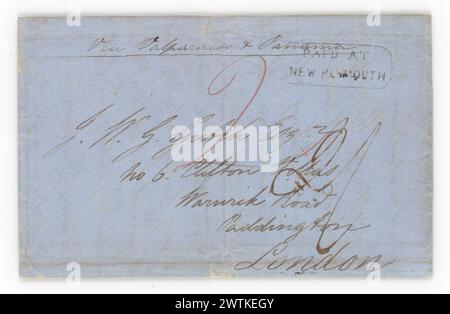 Entire pre-stamp letter Visual and Verbal Communication, letters Stock ...