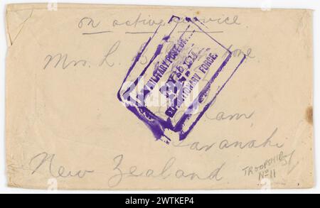 Philatelic 'cover' [envelope], WWI Visual and Verbal Communication ...