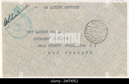 Philatelic 'cover' [envelope], WWII Visual and Verbal Communication ...