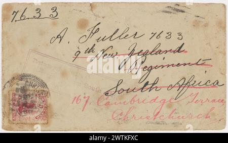 Philatelic 'cover' [envelope], South African War envelopes Stock Photo ...