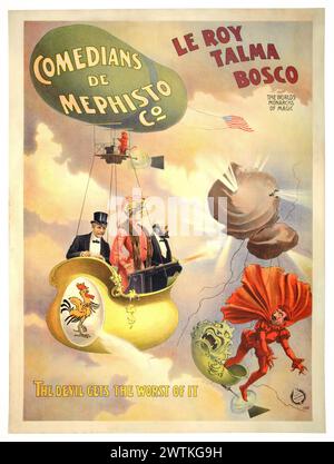 Magic poster - Le Roy-Talma-Bosco Stock Photo - Alamy