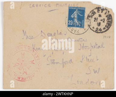 Philatelic 'cover' [envelope] Visual and Verbal Communication ...