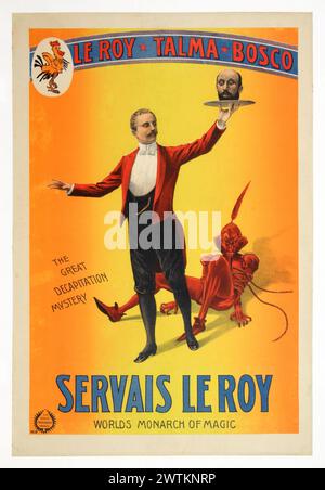 Magic poster - Le Roy-Talma-Bosco Stock Photo - Alamy