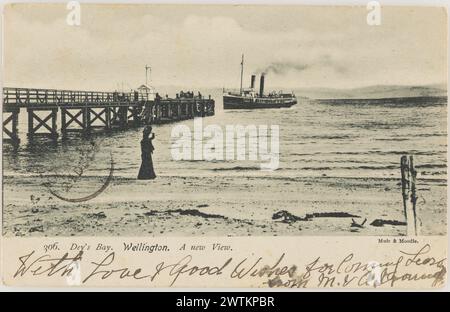 Days Bay, Wellington photographic postcards Stock Photo - Alamy