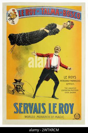 Magic poster - Le Roy-Talma-Bosco Stock Photo - Alamy