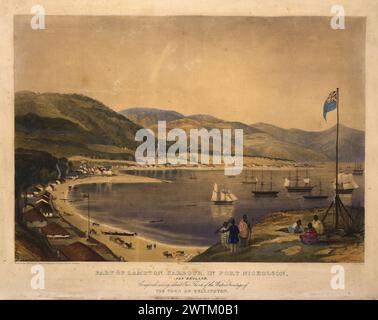 Part of Lambton Harbour, in Port Nicholson, New Zealand, Comprehending ...