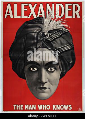 Magic poster - Alexander - The Man Who Knows and His New $50,000 Show ...