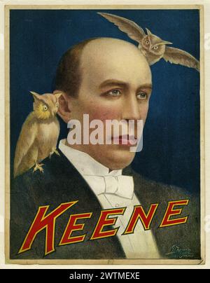 Magic poster - Keene Stock Photo - Alamy