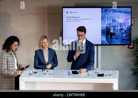 Fragerunde mit CEO von Microsoft Deutschland Marianne JANIK und NRW ...