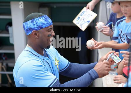 Tampa Bay Rays pitcher Jonathan Hernandez poses for a portrait during ...