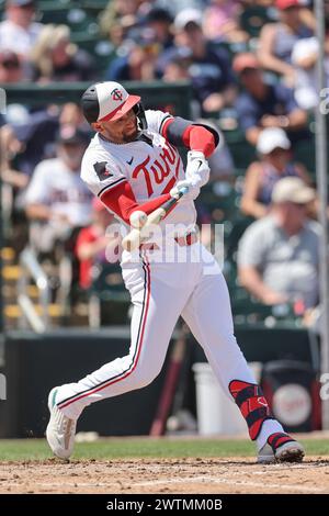 Minnesota Twins third baseman Royce Lewis (23) against the Arizona ...