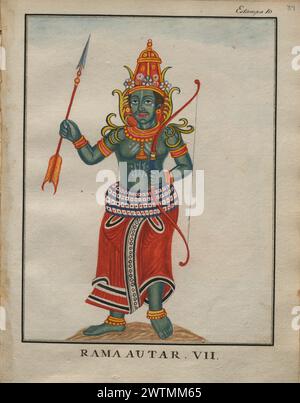 Rama Sita Hanuman Shiva Brahma and Ganesh Hindu Gods Stock Photo - Alamy