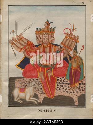 Rama Sita Hanuman Shiva Brahma and Ganesh Hindu Gods Stock Photo - Alamy