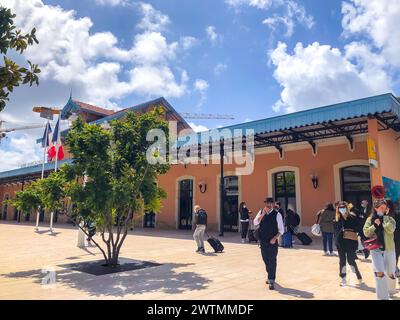 Arcachon, France, Wide Angle View, Bright Day, Street Scenes, The Ville ...