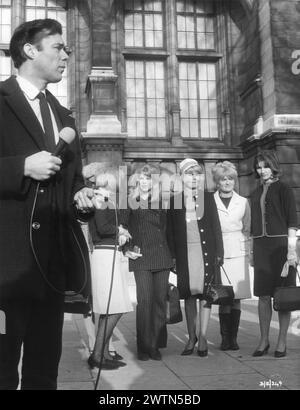 British Actress JULIE CHRISTIE and DIRK BOGARDE in a scene from DARLING ...
