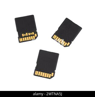 Secure digital cards on a transparent background Stock Photo - Alamy