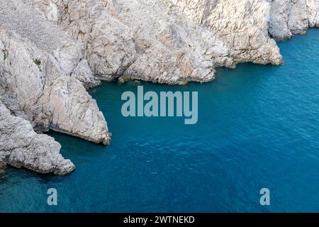 the rocks and the sea merge into one image Stock Photo - Alamy