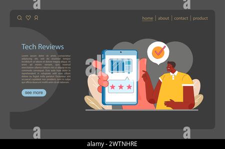 Tech Savvy concept. Assessing and advising on the latest gadgets ...