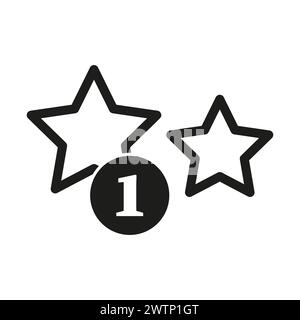 Number one ranking badge Stock Vector Image & Art - Alamy
