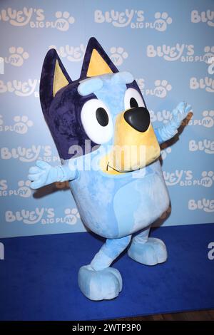 Bluey attends the UK premiere of Bluey's Big Play at Southbank Centre’s ...