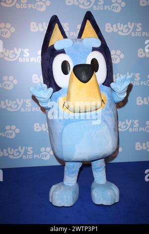 Bluey attends the UK premiere of Bluey's Big Play at Southbank Centre’s ...