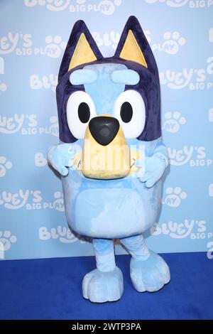 Bluey attends the UK premiere of Bluey's Big Play at Southbank Centre’s ...
