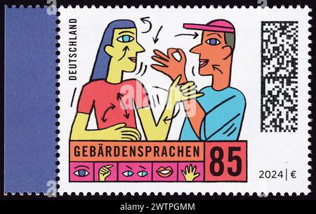 RECORD DATE NOT STATED Briefmarke Deutsche Post 2024: 75 Jahre ...